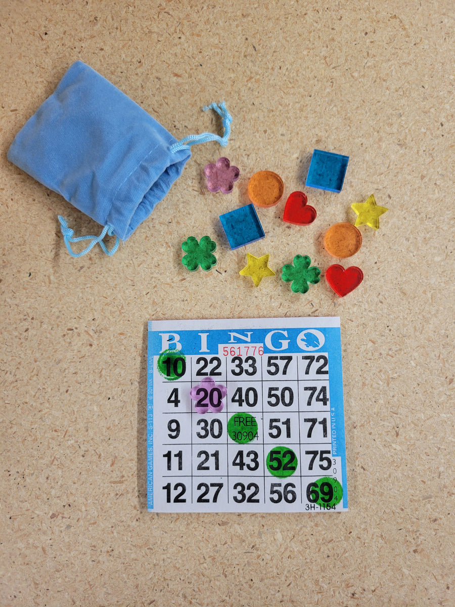 Bingo Waiters- Set of 12 with Carrying Pouch| Bingo Boppers